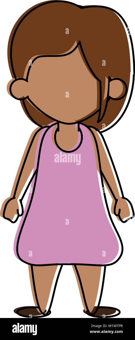 Faceless child vintage Stock Vector Images - Alamy