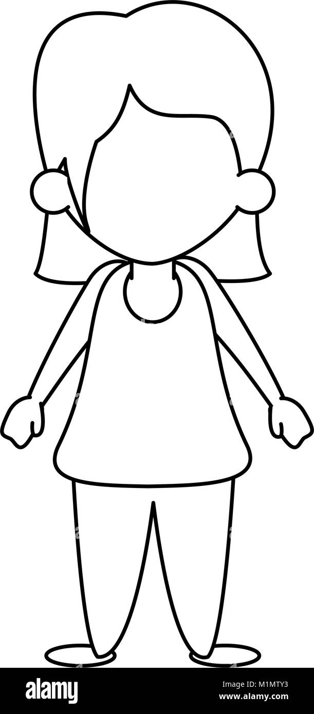 Faceless child concept Black and White Stock Photos & Images - Alamy