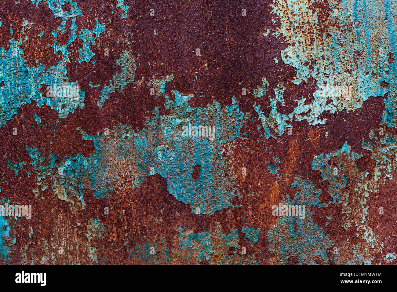 Rusty Colored Metal with cracked paint Stock Photo - Alamy
