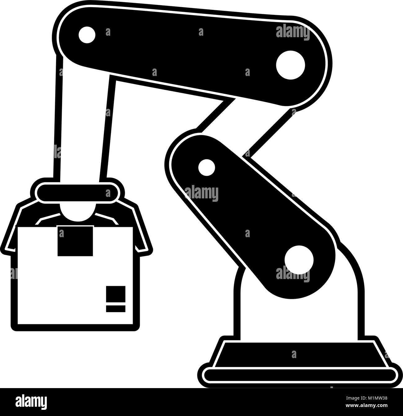 robot arm box Stock Vector Image & Art - Alamy