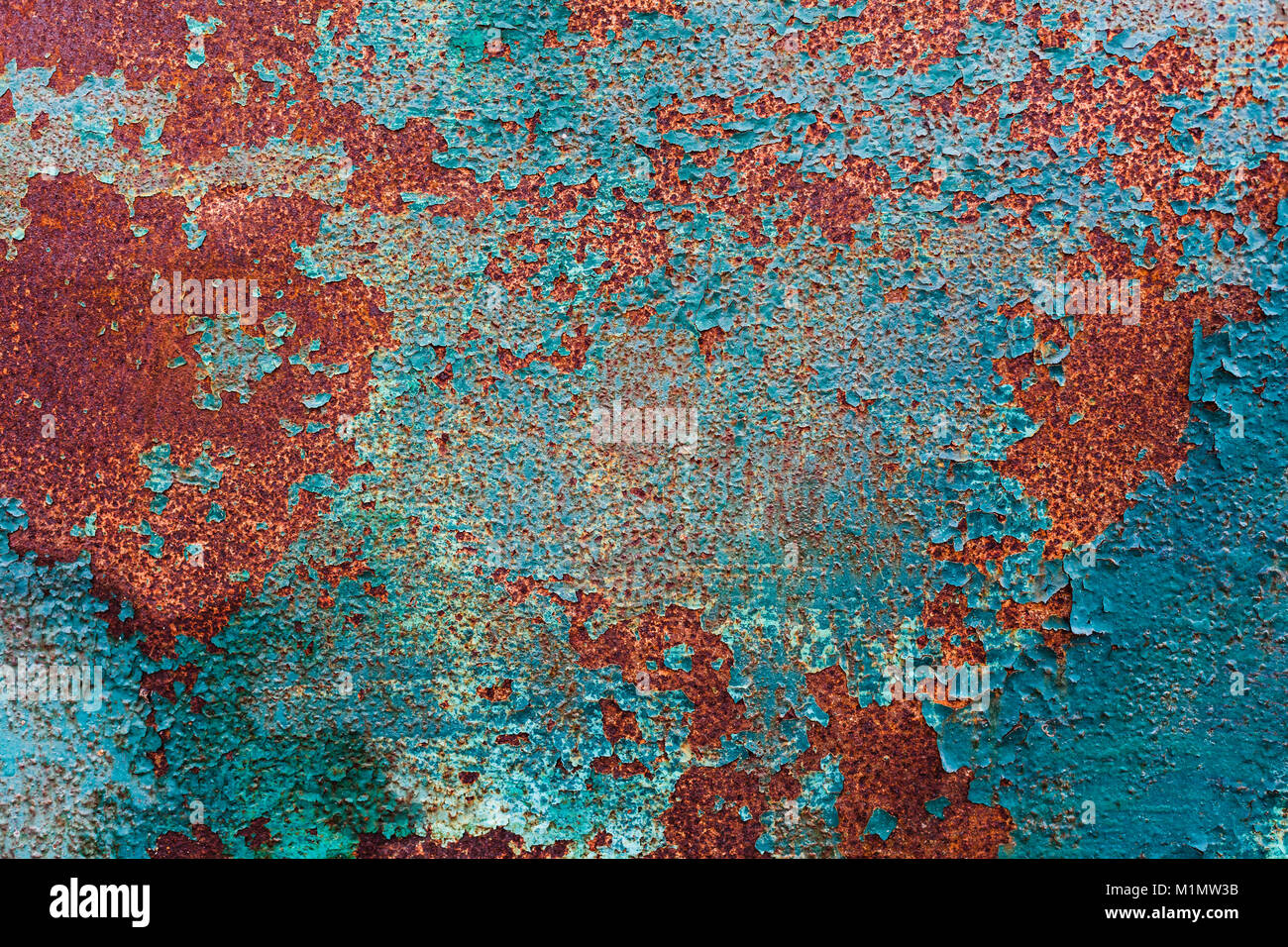 Rusty Colored Metal with cracked paint Stock Photo - Alamy