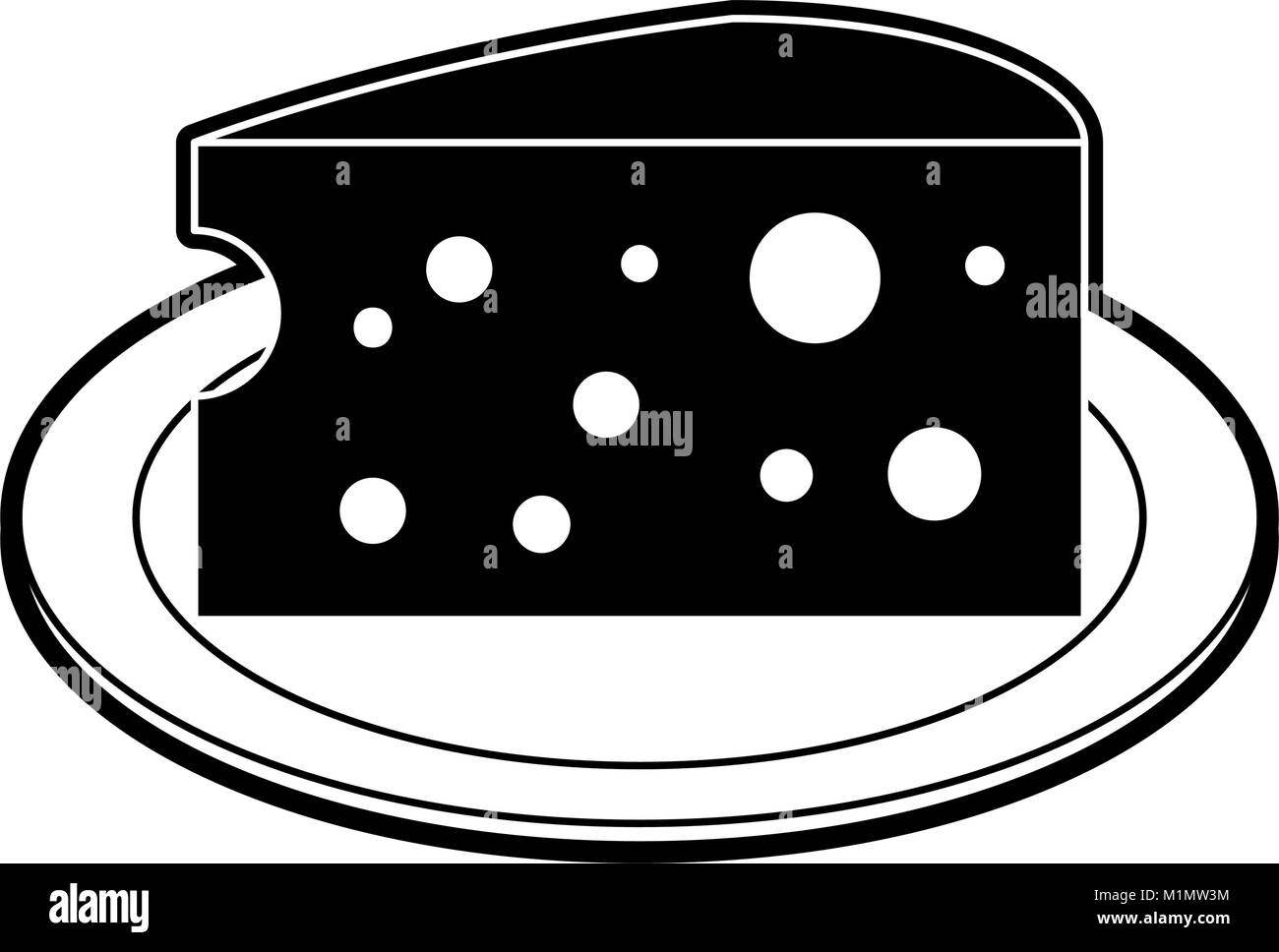 Rustic wooden cheese board Stock Vector Images - Alamy