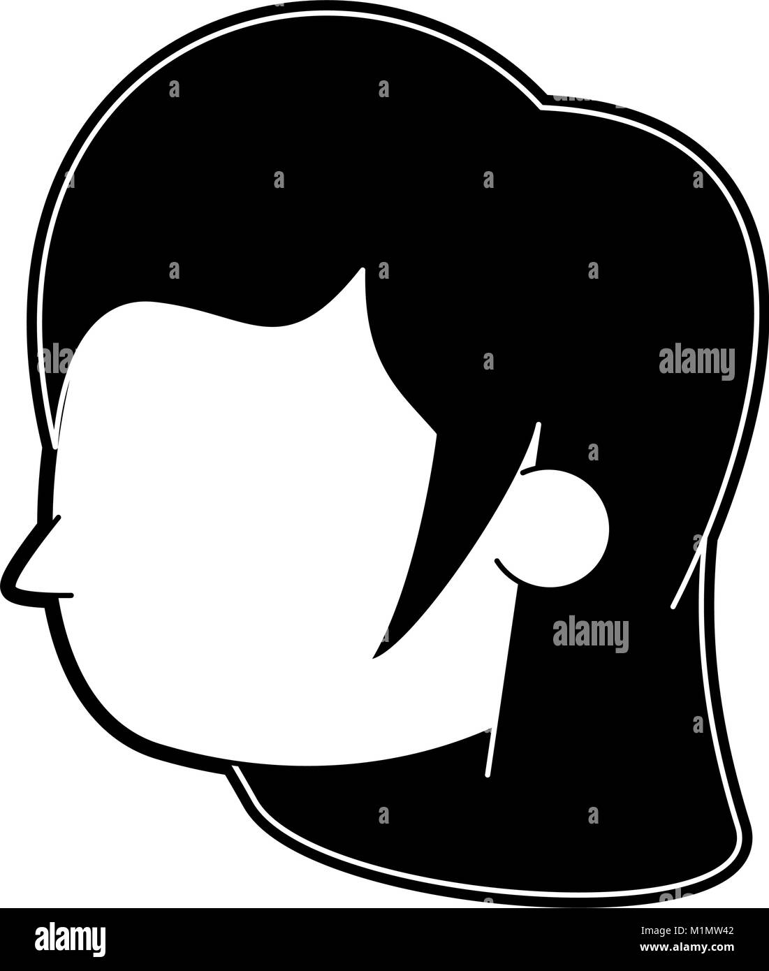 Woman faceless avatar Stock Vector Image & Art - Alamy