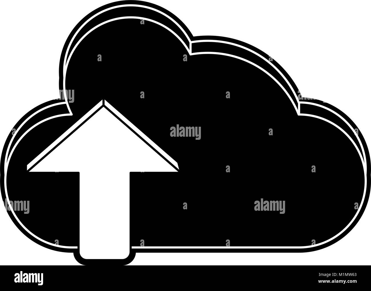 Cloud computing symbol Stock Vector Image & Art - Alamy