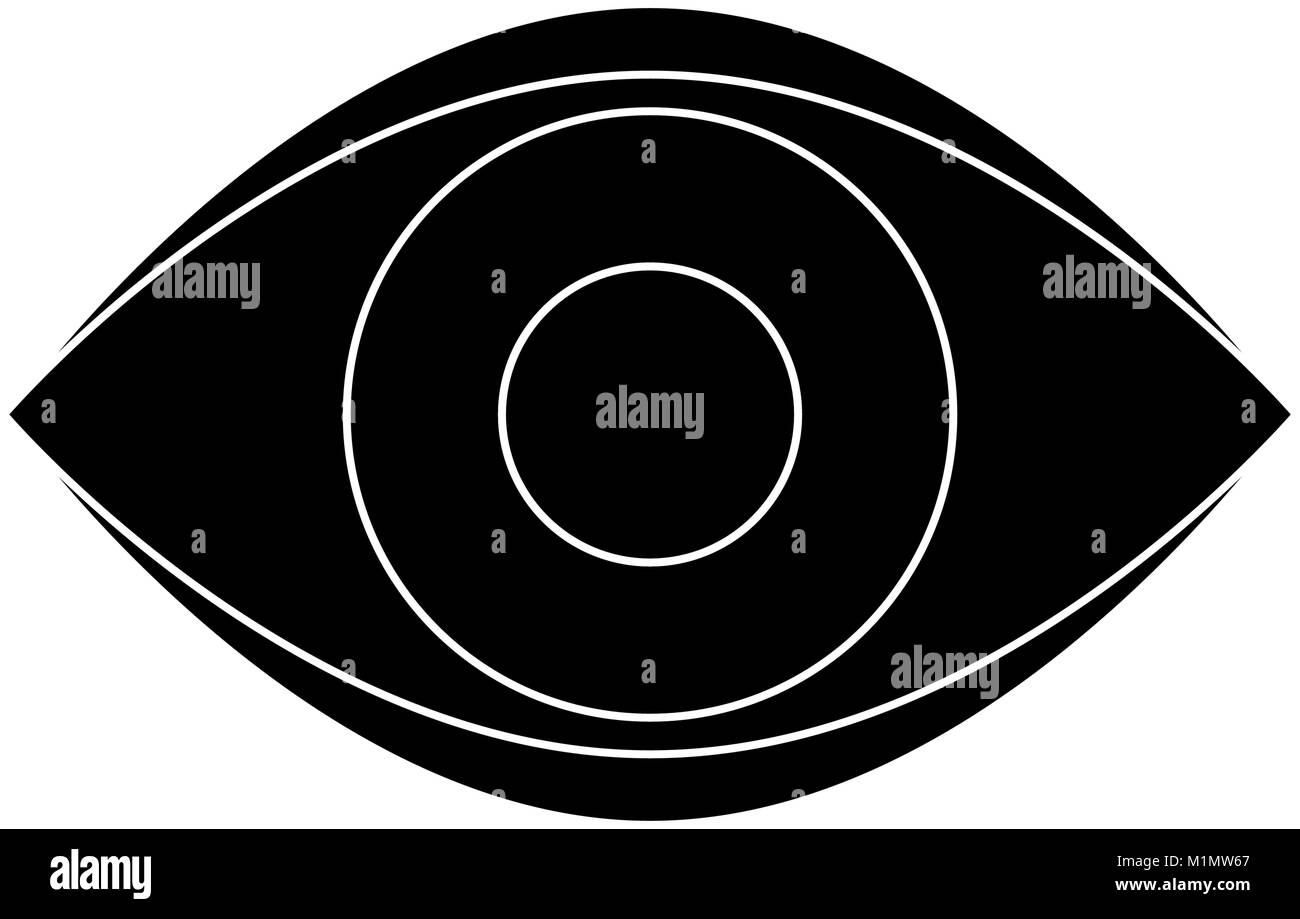 Human eye symbol Stock Vector Image & Art - Alamy