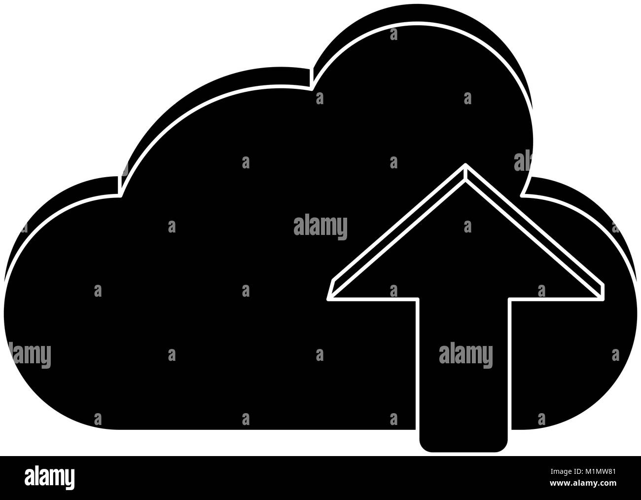 Cloud computing symbol Stock Vector Image & Art - Alamy