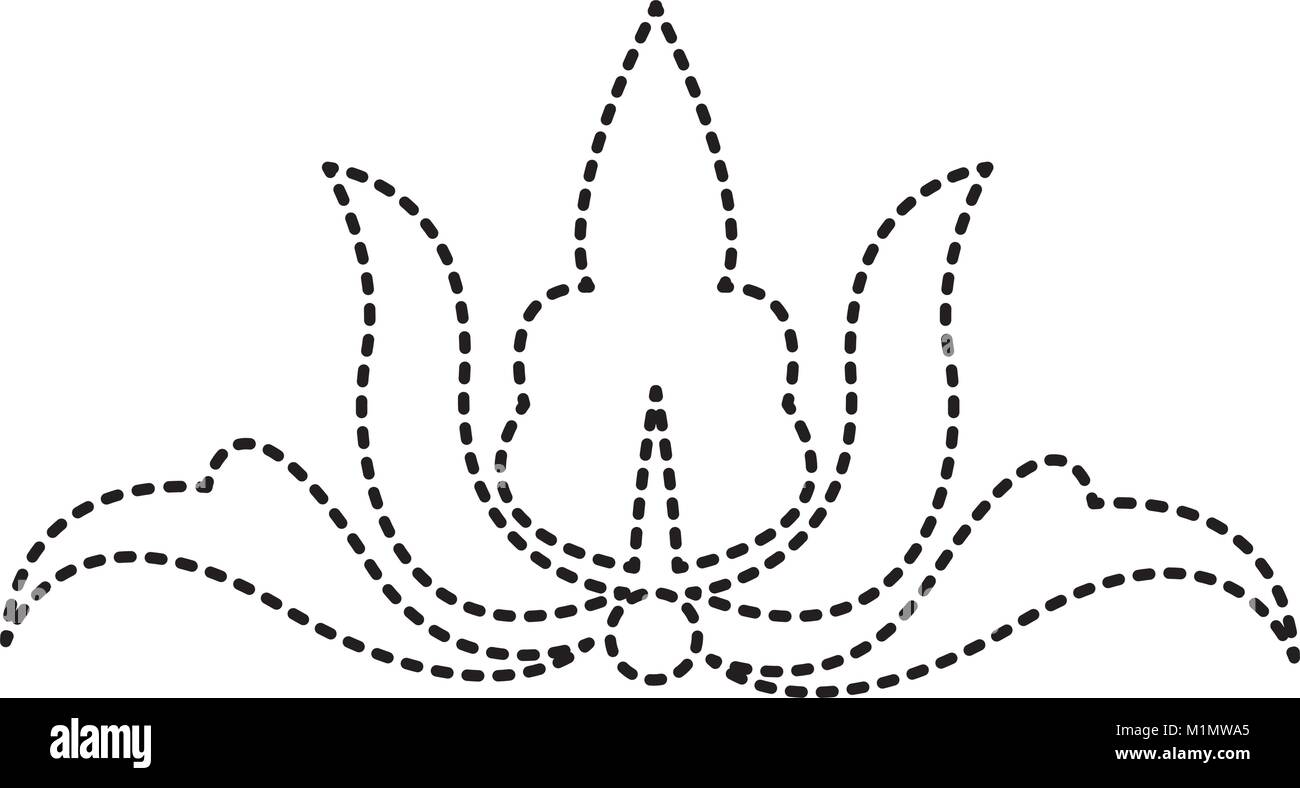 Flower heraldic symbol Stock Vector Image & Art - Alamy