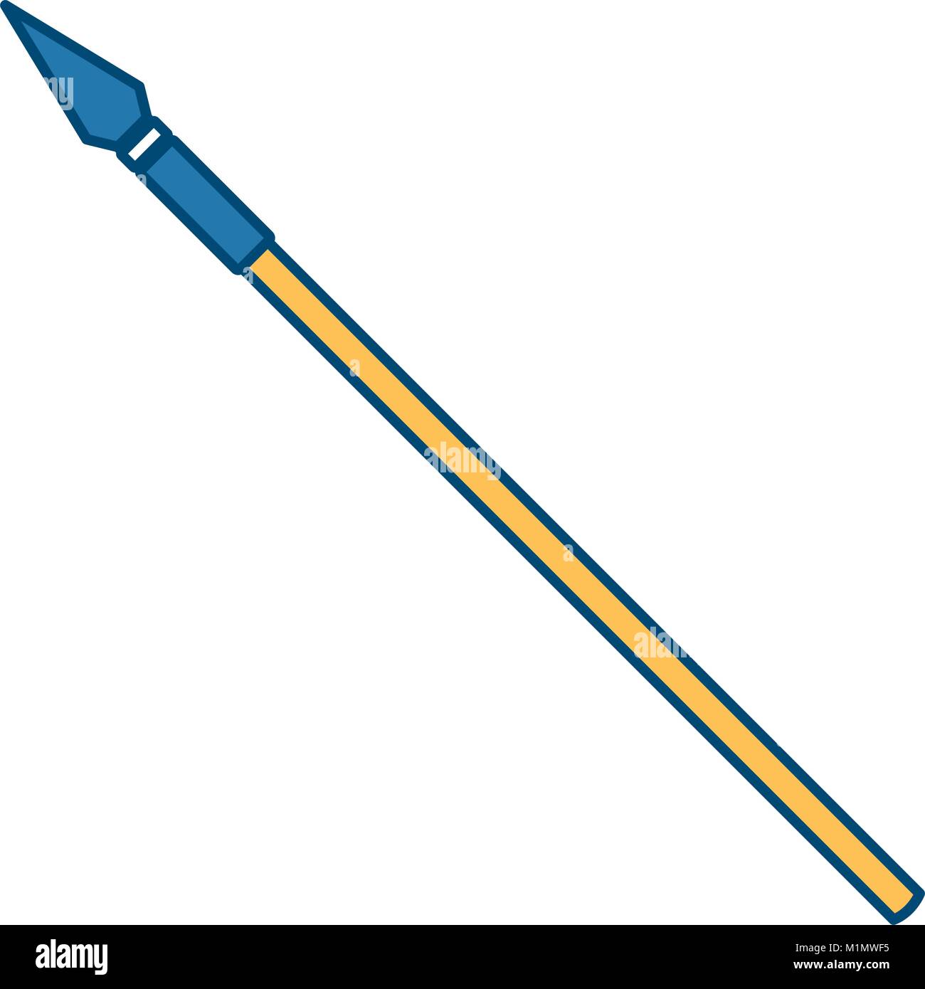 Spear medieval weapon Stock Vector Image & Art - Alamy