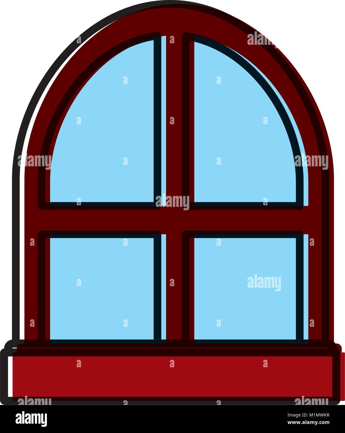 Window isolated symbol Stock Vector Image & Art - Alamy