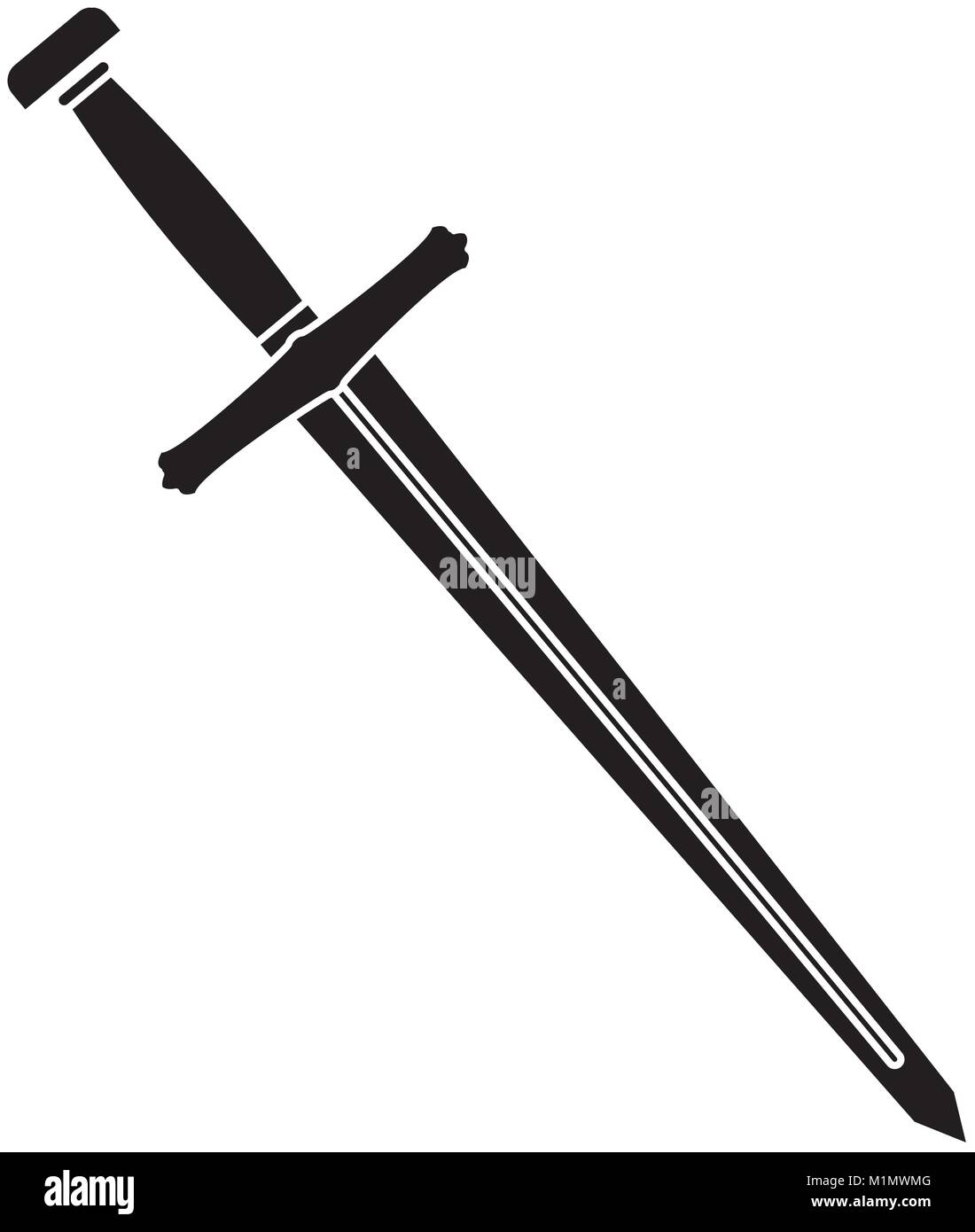 Sword medieval weapon Stock Vector Image & Art - Alamy