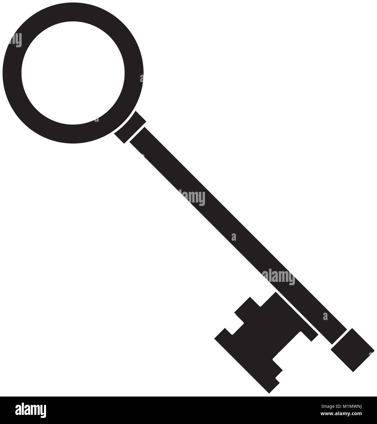 Antique key isolated Stock Vector Image & Art - Alamy