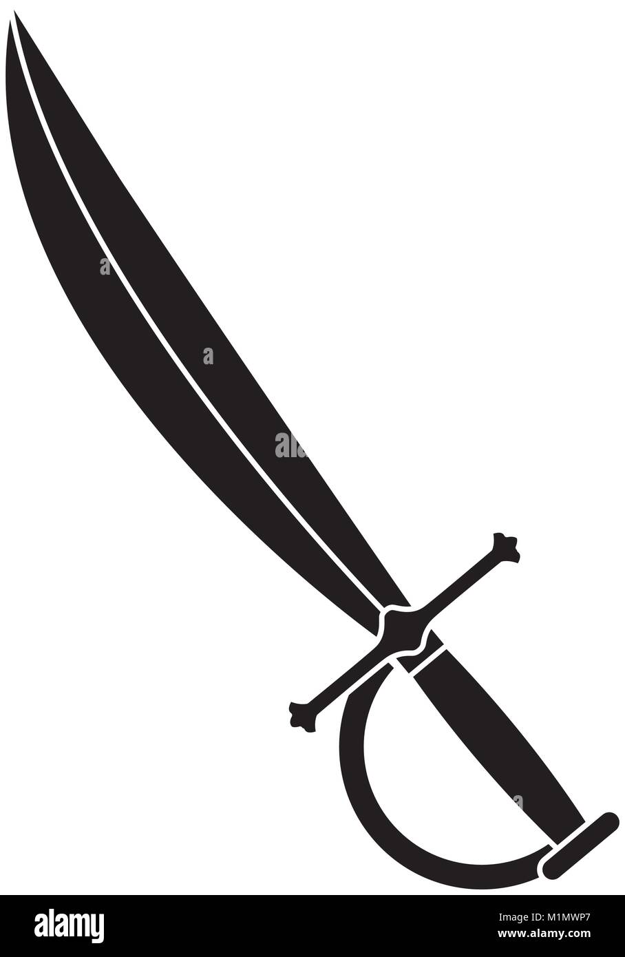 Sword medieval weapon Stock Vector Image & Art - Alamy