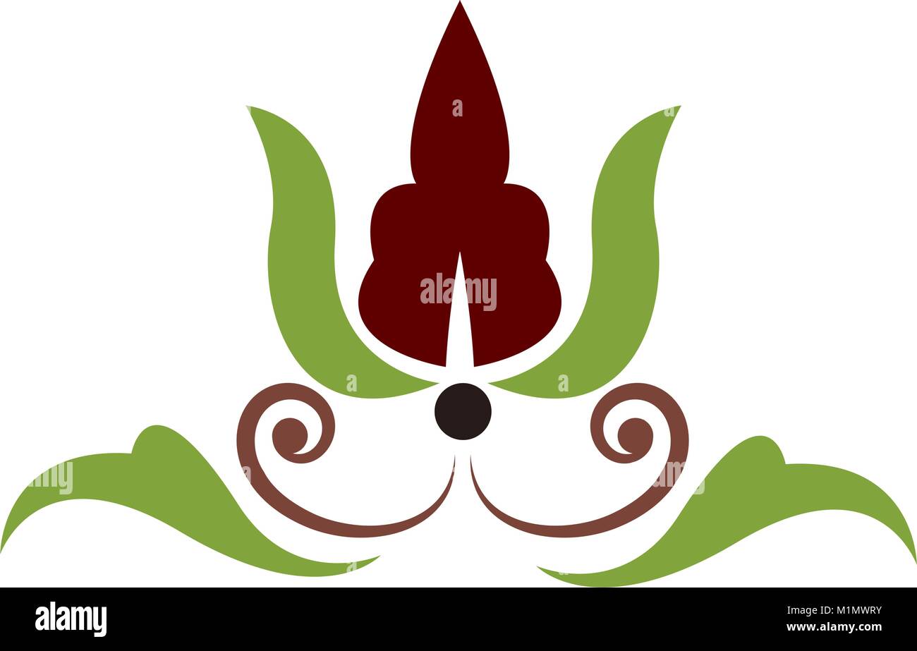 Flower heraldic symbol Stock Vector Image & Art - Alamy