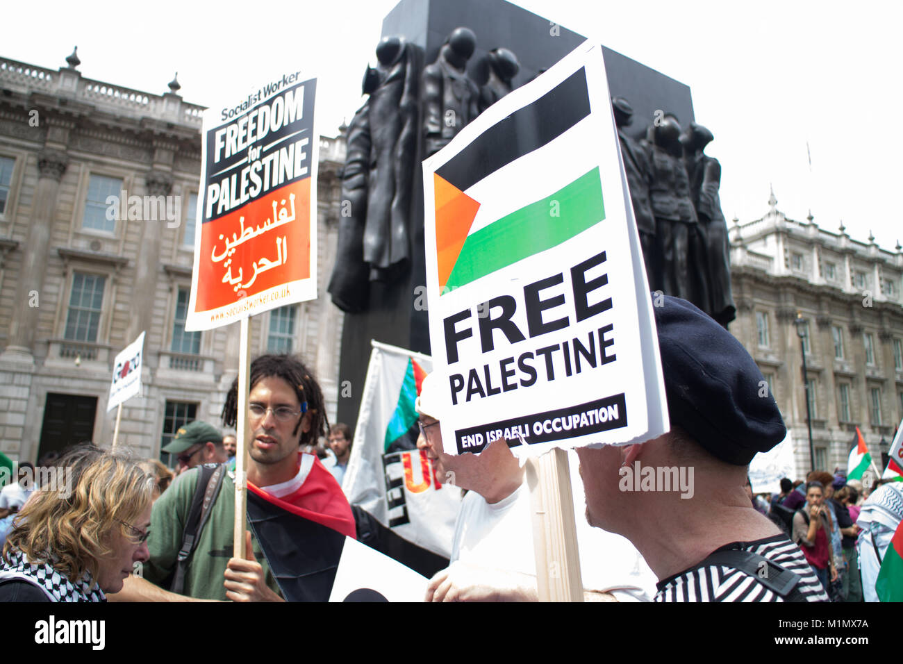 Free Gaza Demo Stock Photo - Alamy