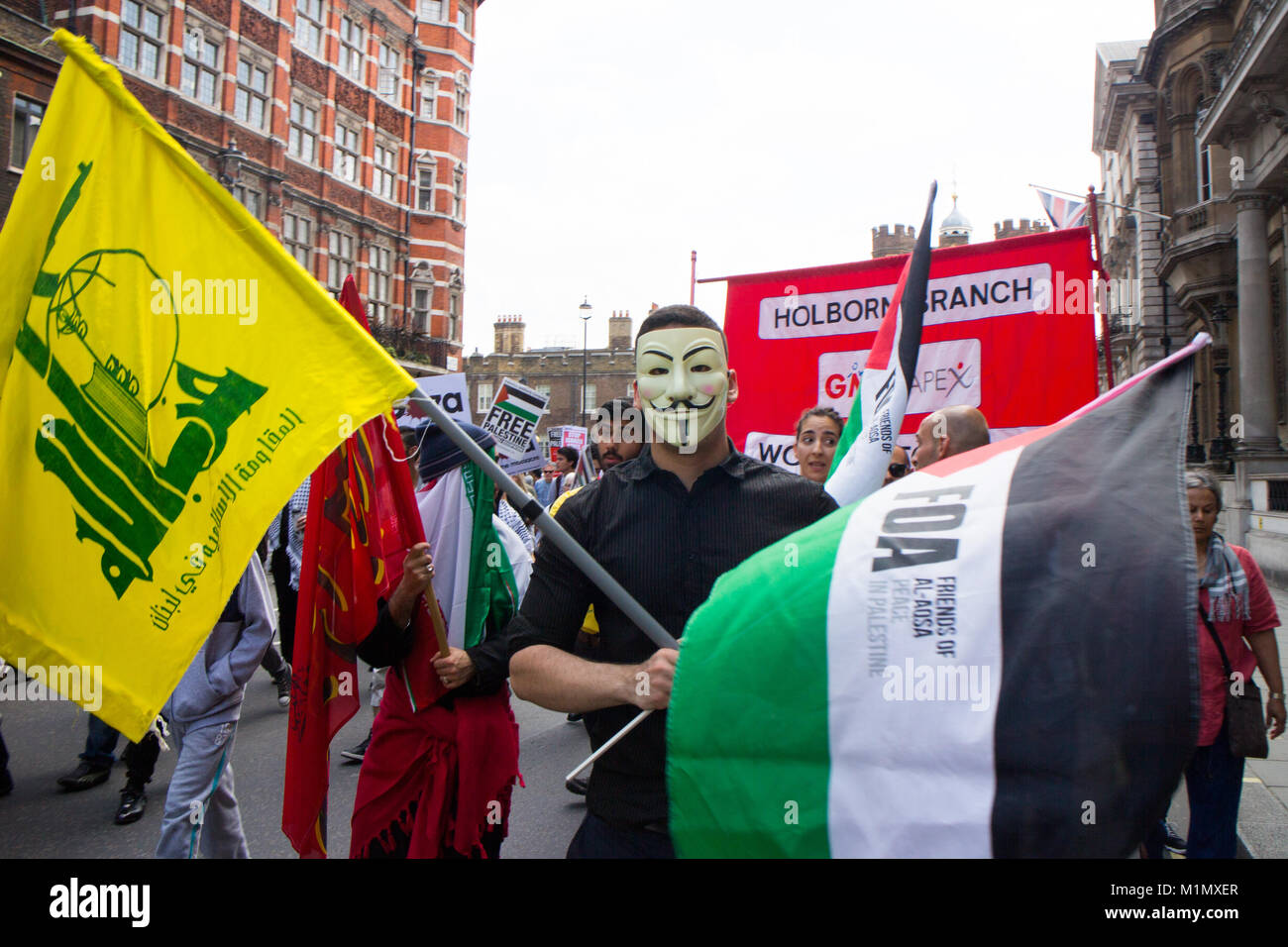 Free Gaza Demo Stock Photo - Alamy