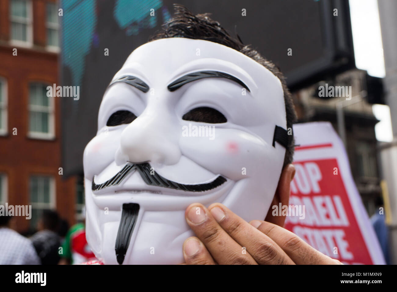 Mask, Gaza March Stock Photo - Alamy