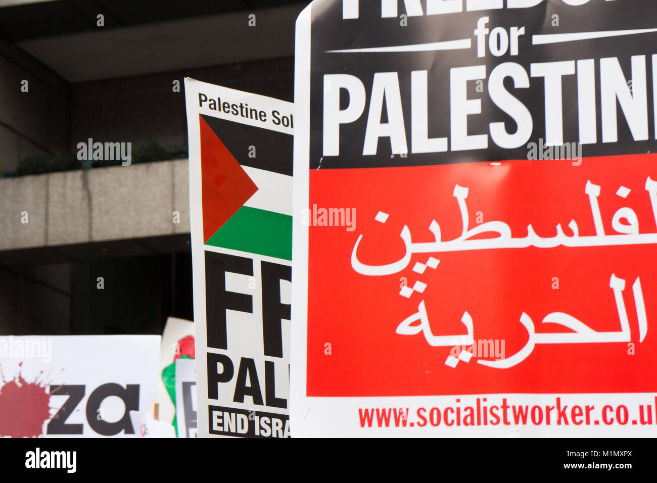 Gaza signs hi-res stock photography and images - Alamy