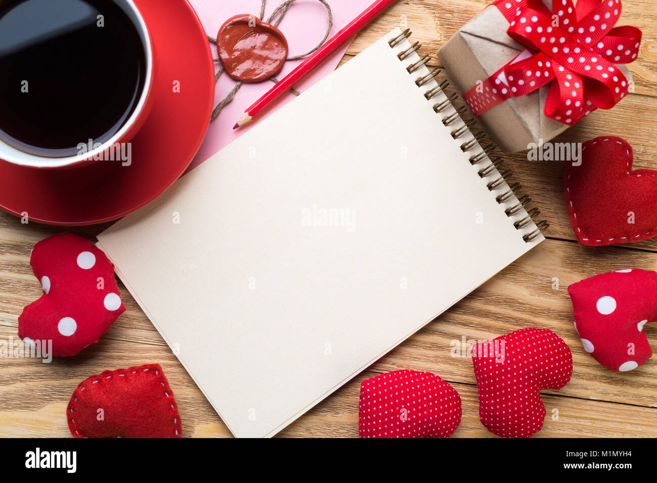Writing love confession Stock Photo - Alamy