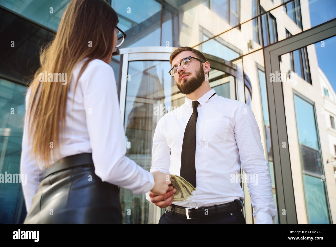 hands of people close-up bribing Stock Photo - Alamy
