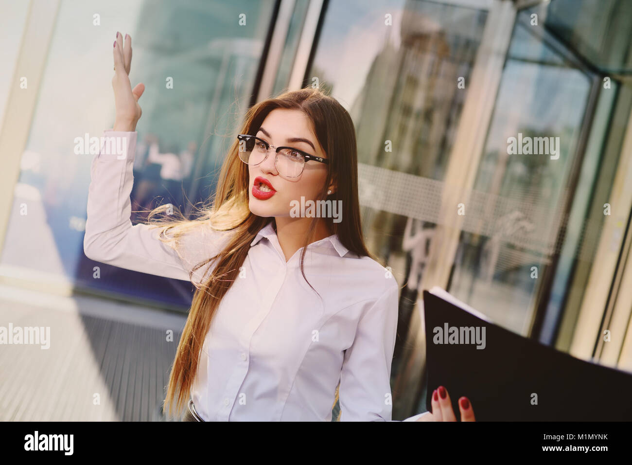 angry boss screaming at the staff Stock Photo - Alamy
