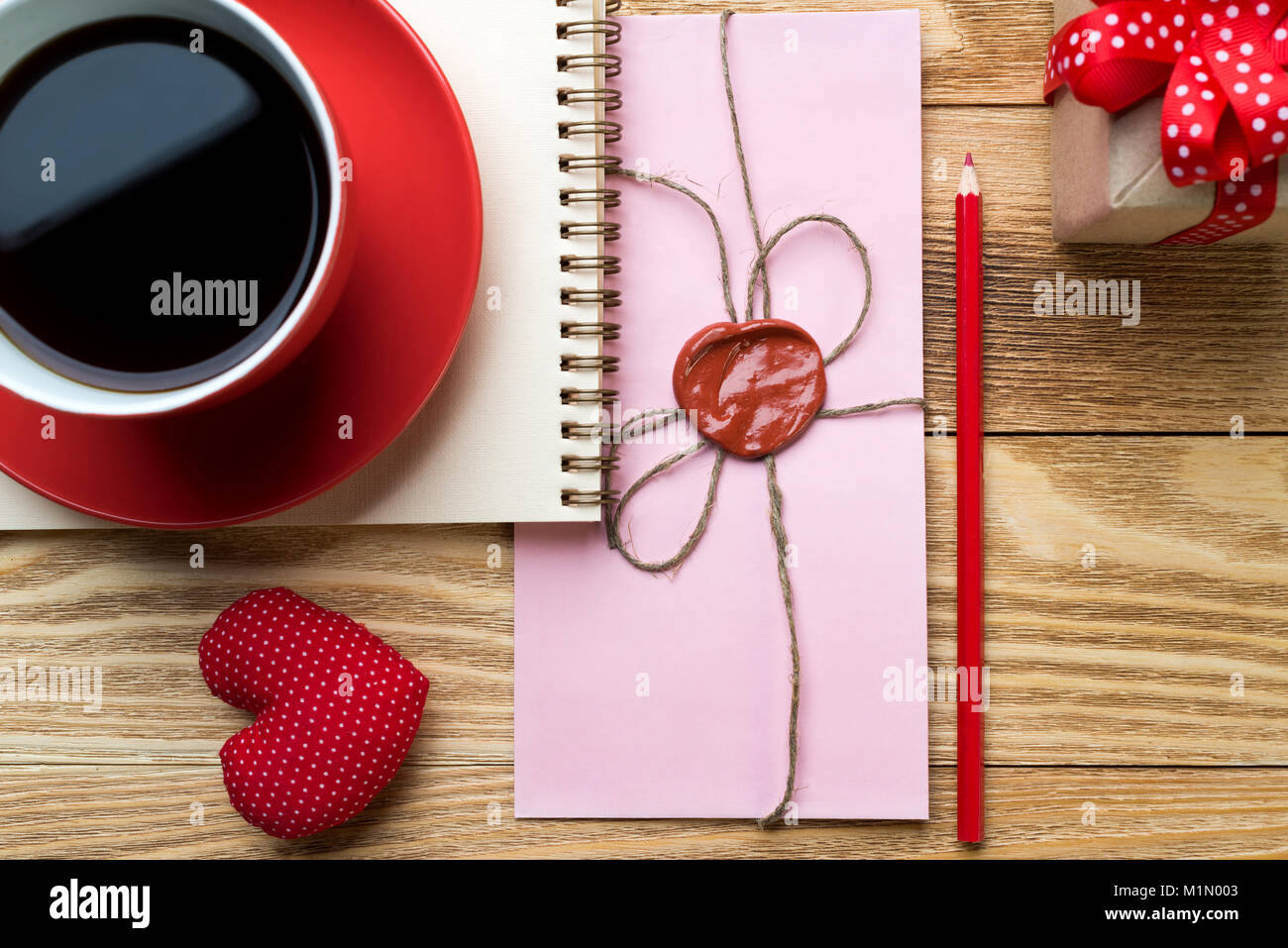 Writing love confession Stock Photo - Alamy