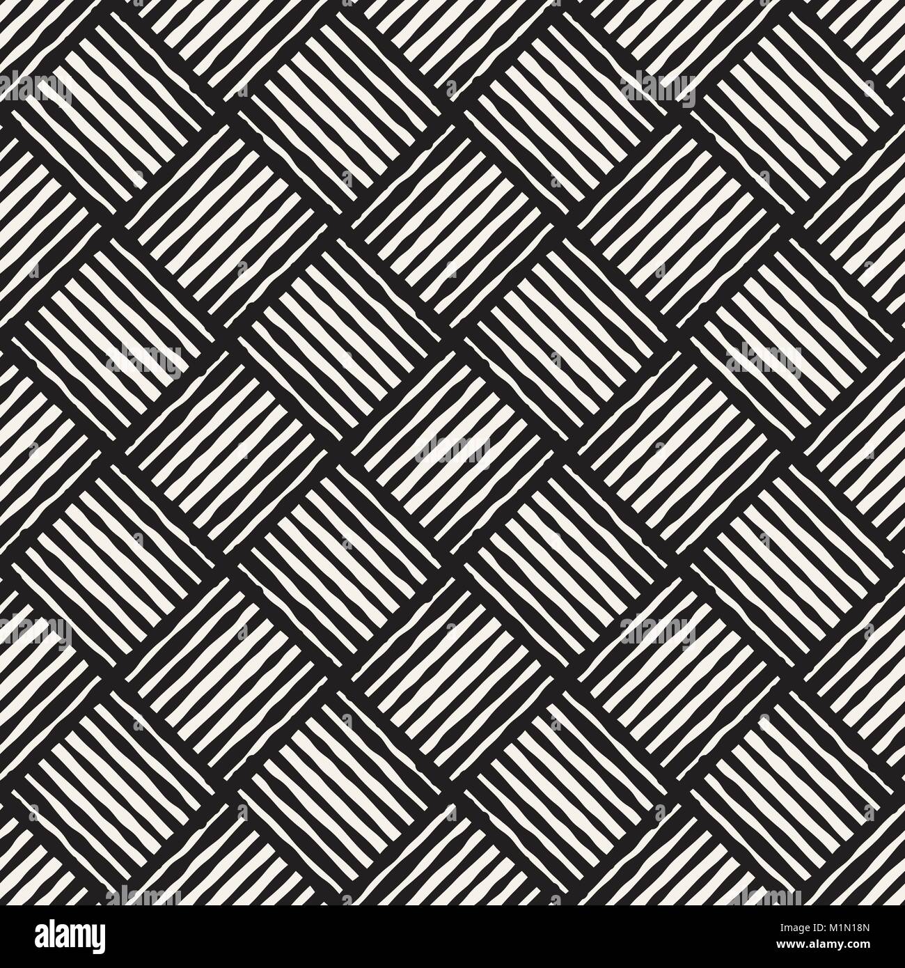Seamless abstract hand drawn pattern. Vector freehand lines background ...