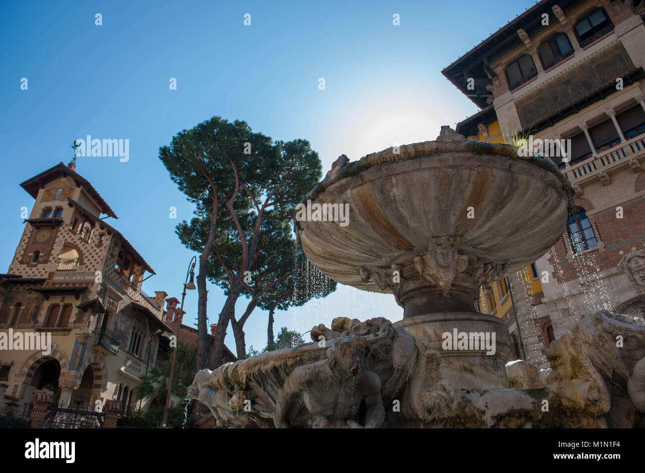 Rome, Italy. District Coppedè Stock Photo - Alamy
