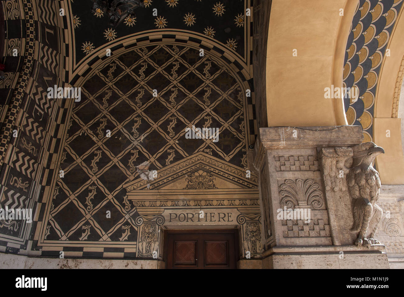 Rome, Italy. District Coppedè Stock Photo - Alamy