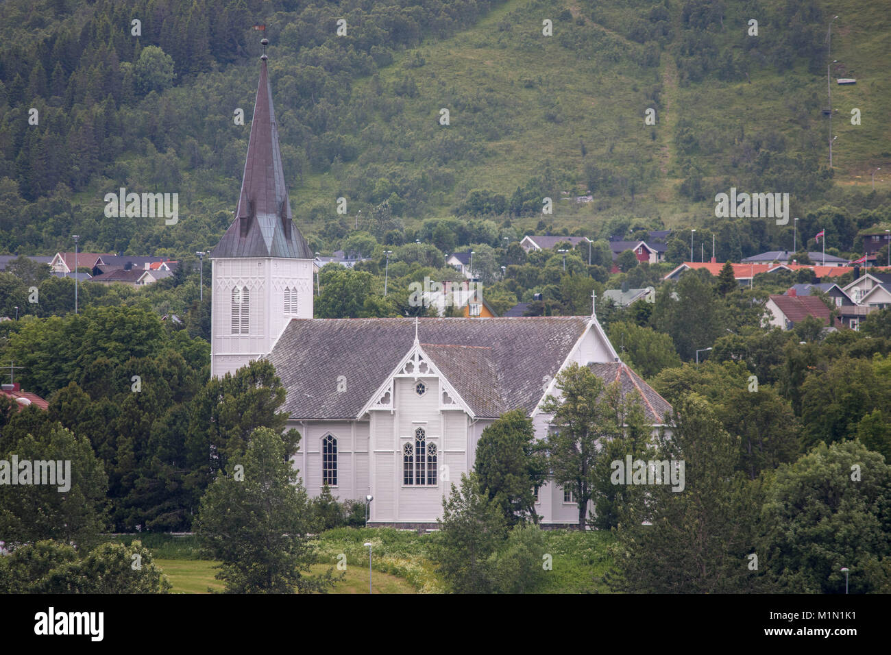 Sortland church is a parish church in the town of Sortland in Nordland ...