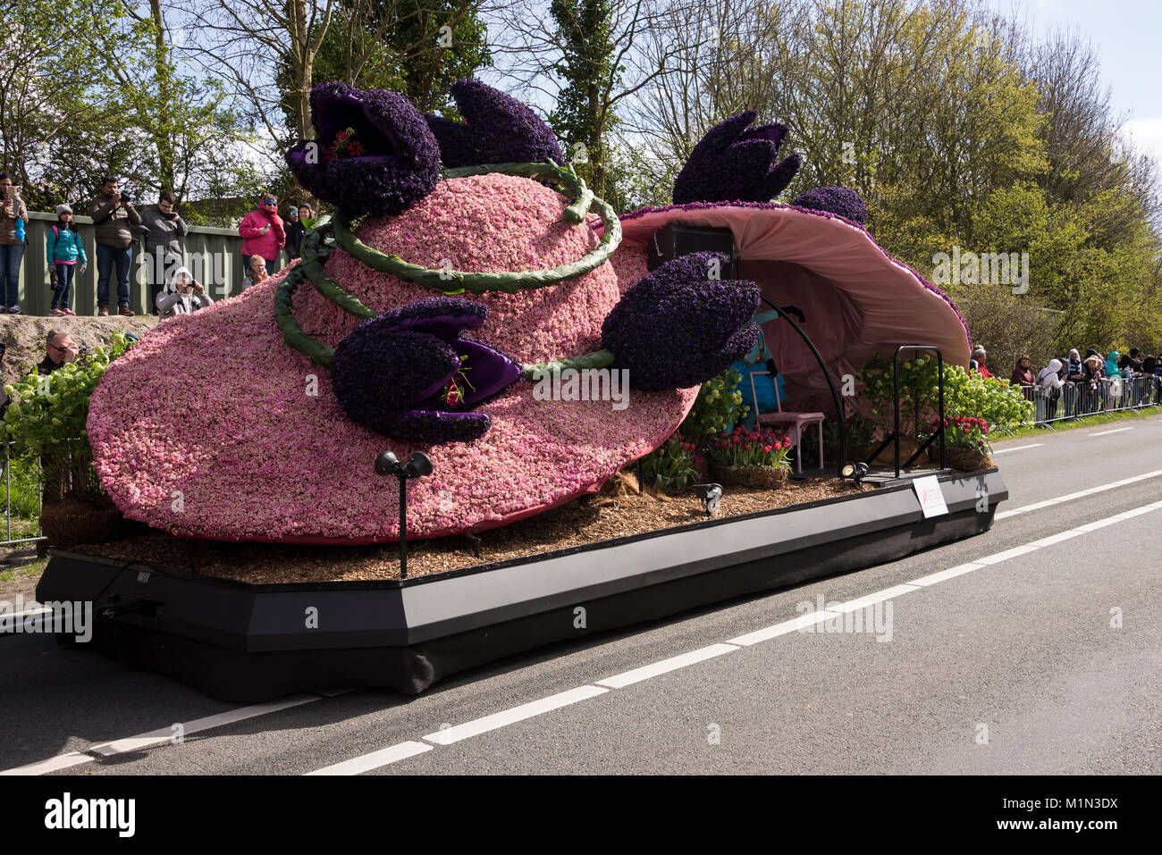 The annual flower parade involving twenty large floats plus 30 smaller ...