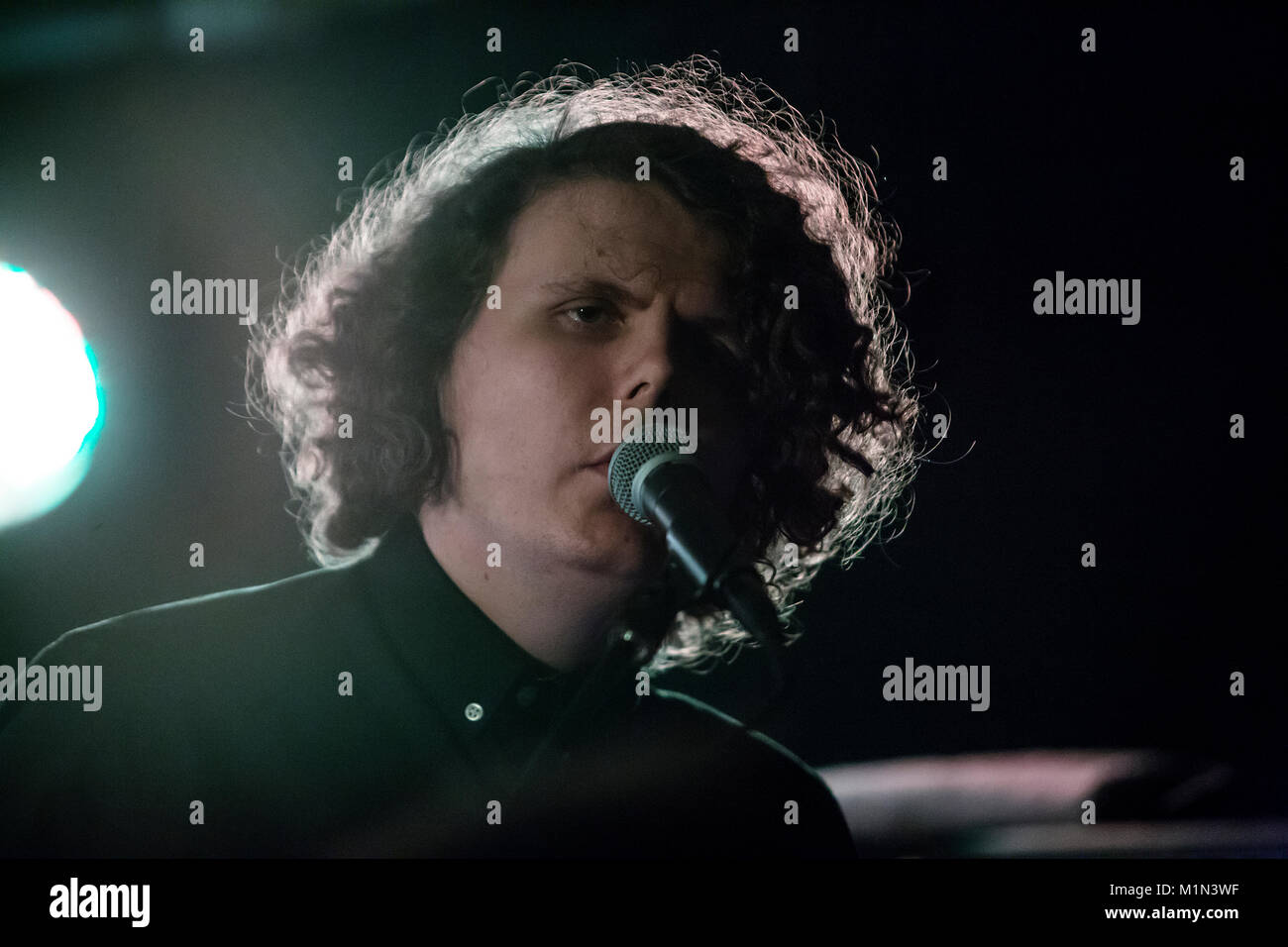 The Norwegian post-metal band Dreamarcher performs a live concert at ...