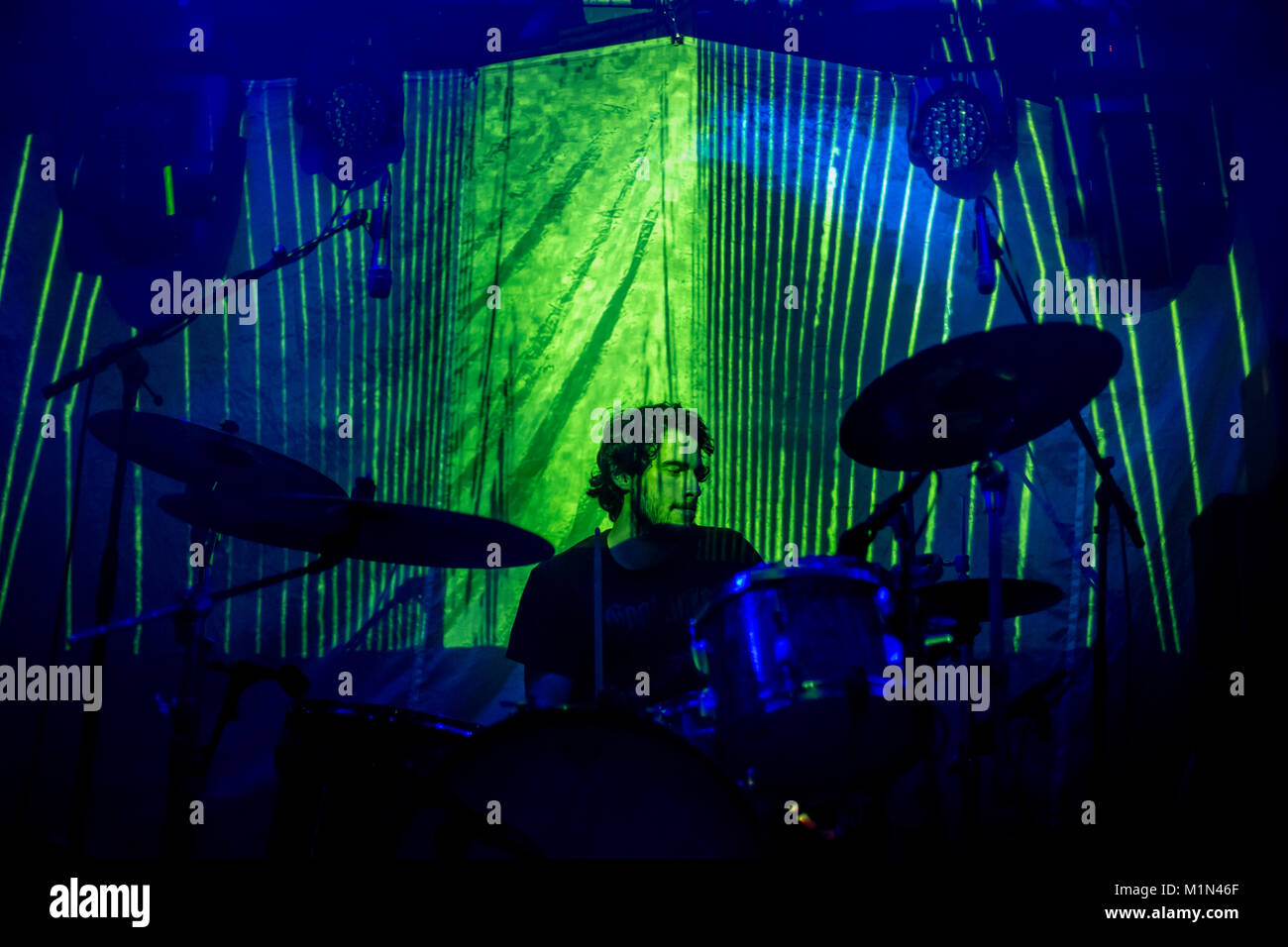 The American heavy metal band Elder performs a live concert at Garage ...