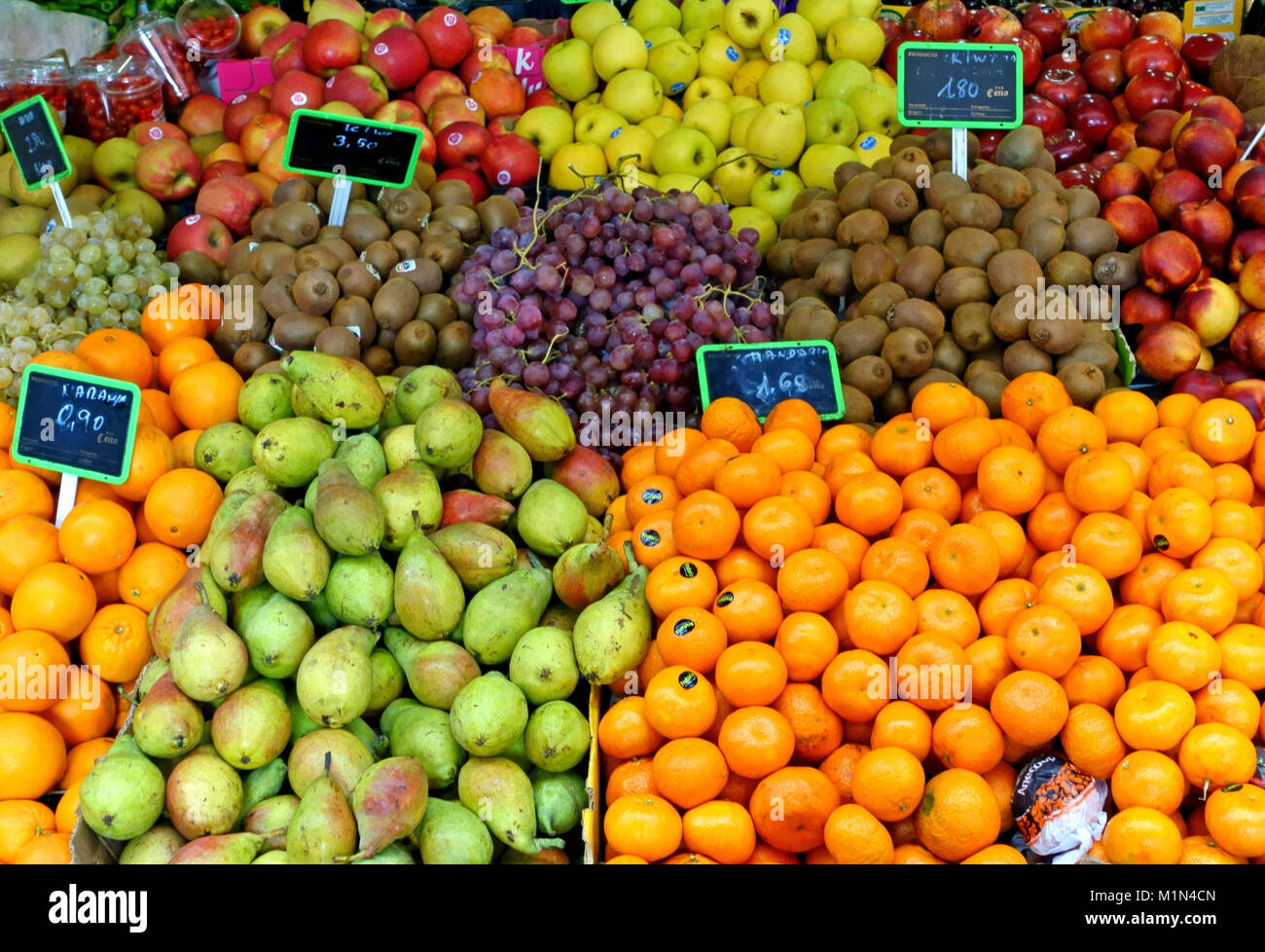 Selection or variety of fruit hi-res stock photography and images - Alamy
