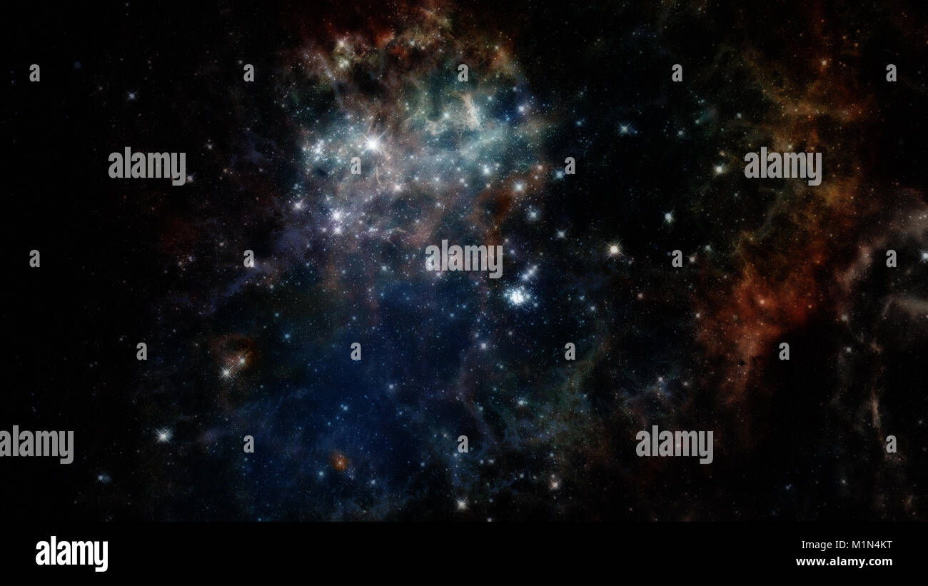 Reflection nebula the site of star formation. Elements of this image ...