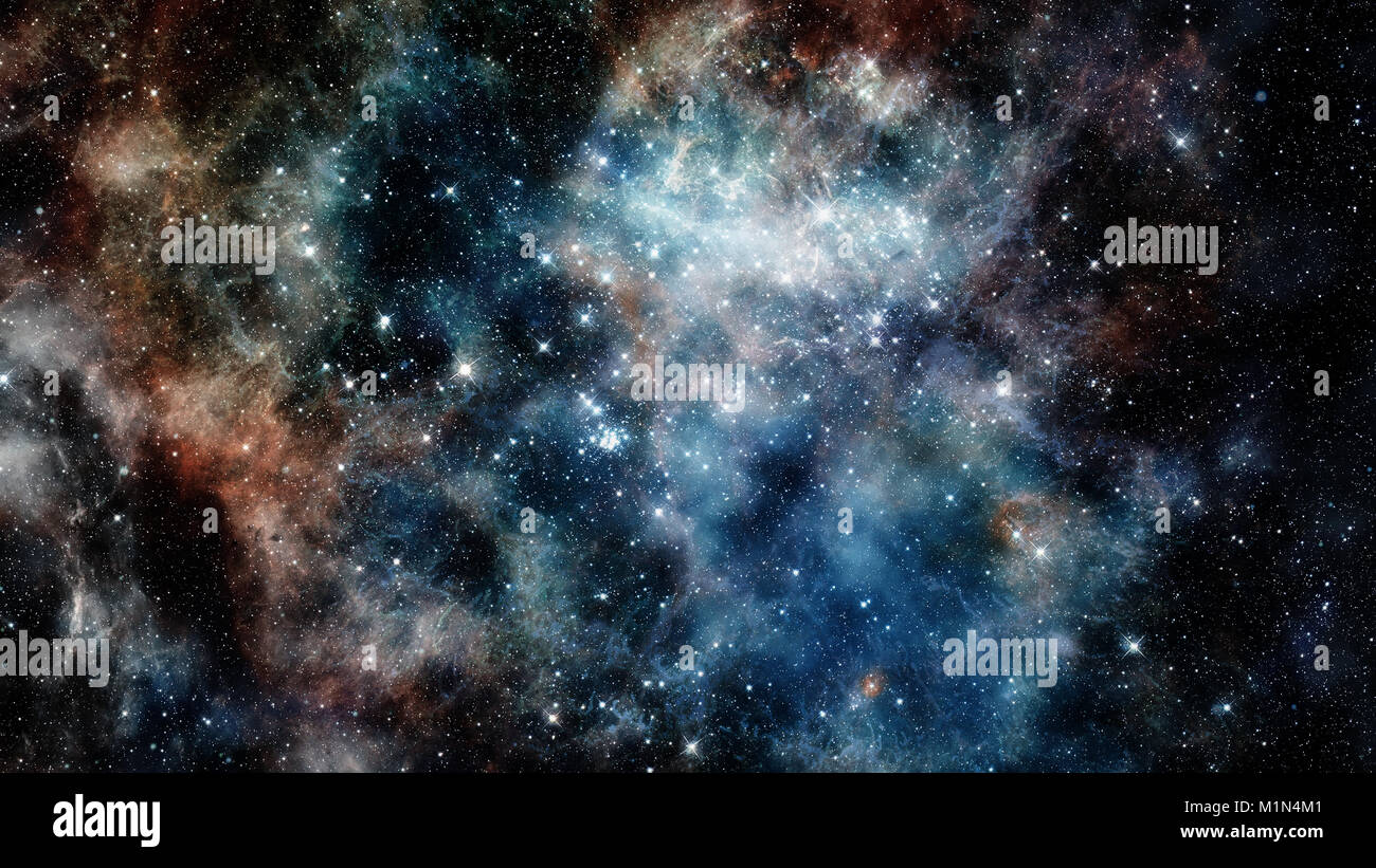 Reflection nebula the site of star formation. Elements of this image ...