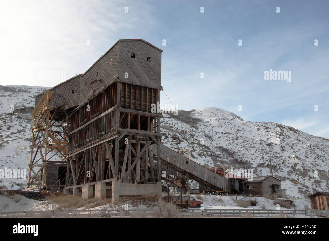 Atlas Coal Mine, East Coulee, Alberta, February 11th, 2011 Stock Photo ...