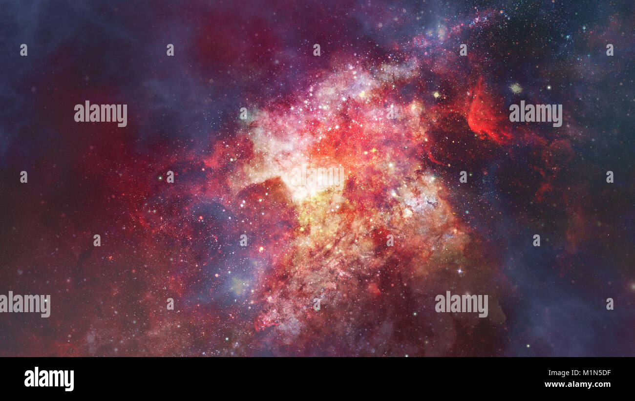 Nebula gas cloud in deep outer space. Elements of this image furnished ...