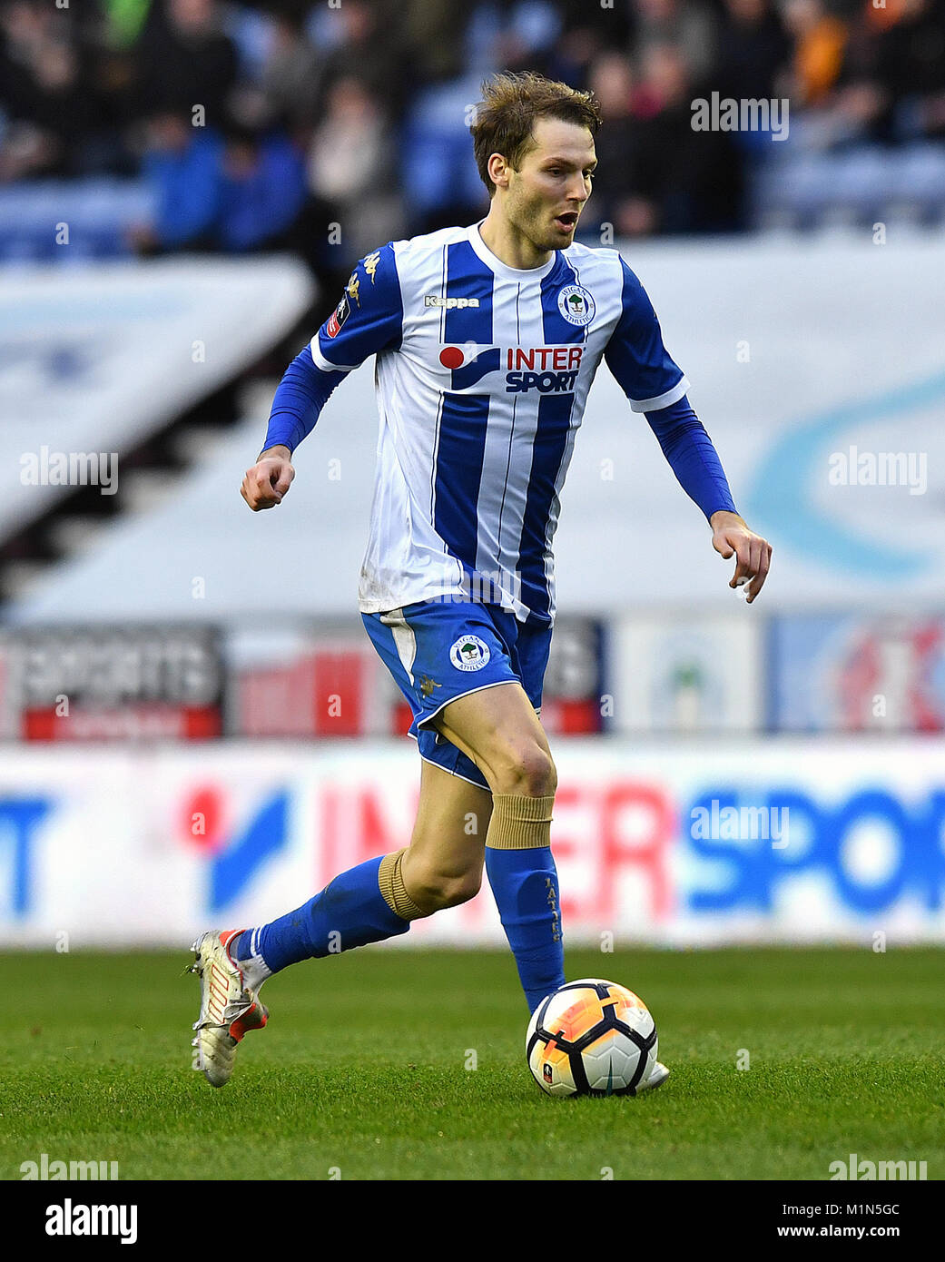 Nick Powell, Wigan Athletic Stock Photo - Alamy