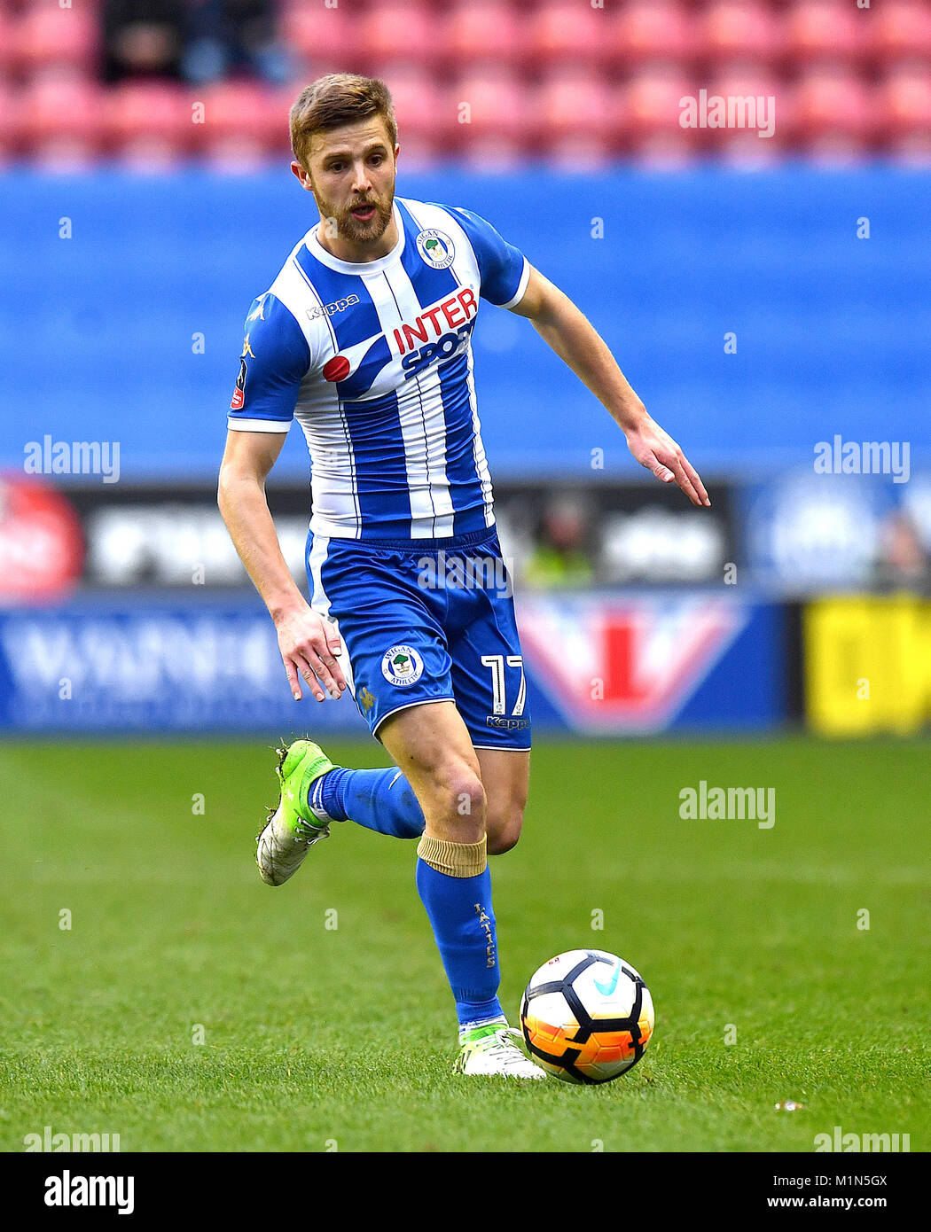 Michael Jacobs, Wigan Athletic Stock Photo - Alamy