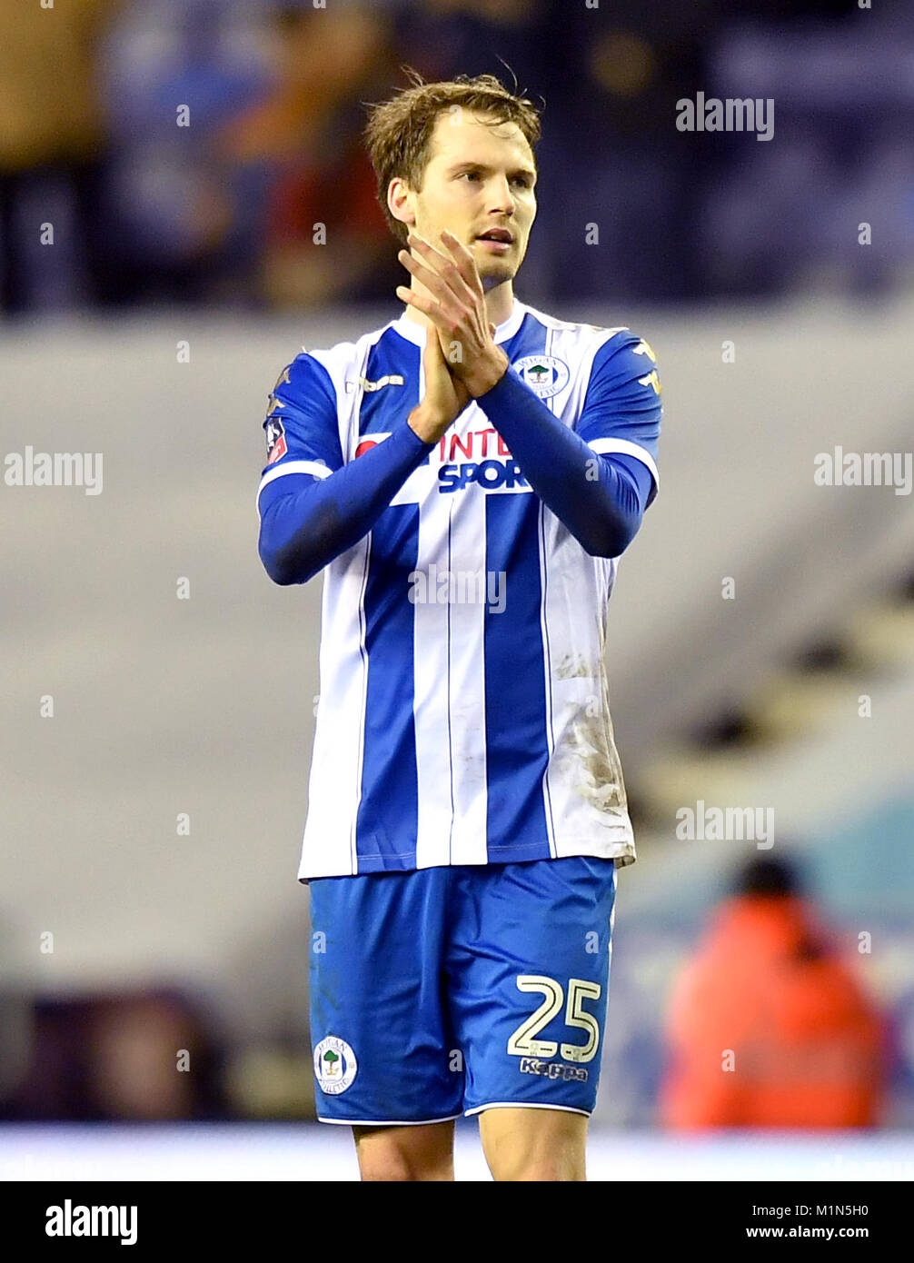 Nick Powell, Wigan Athletic Stock Photo - Alamy