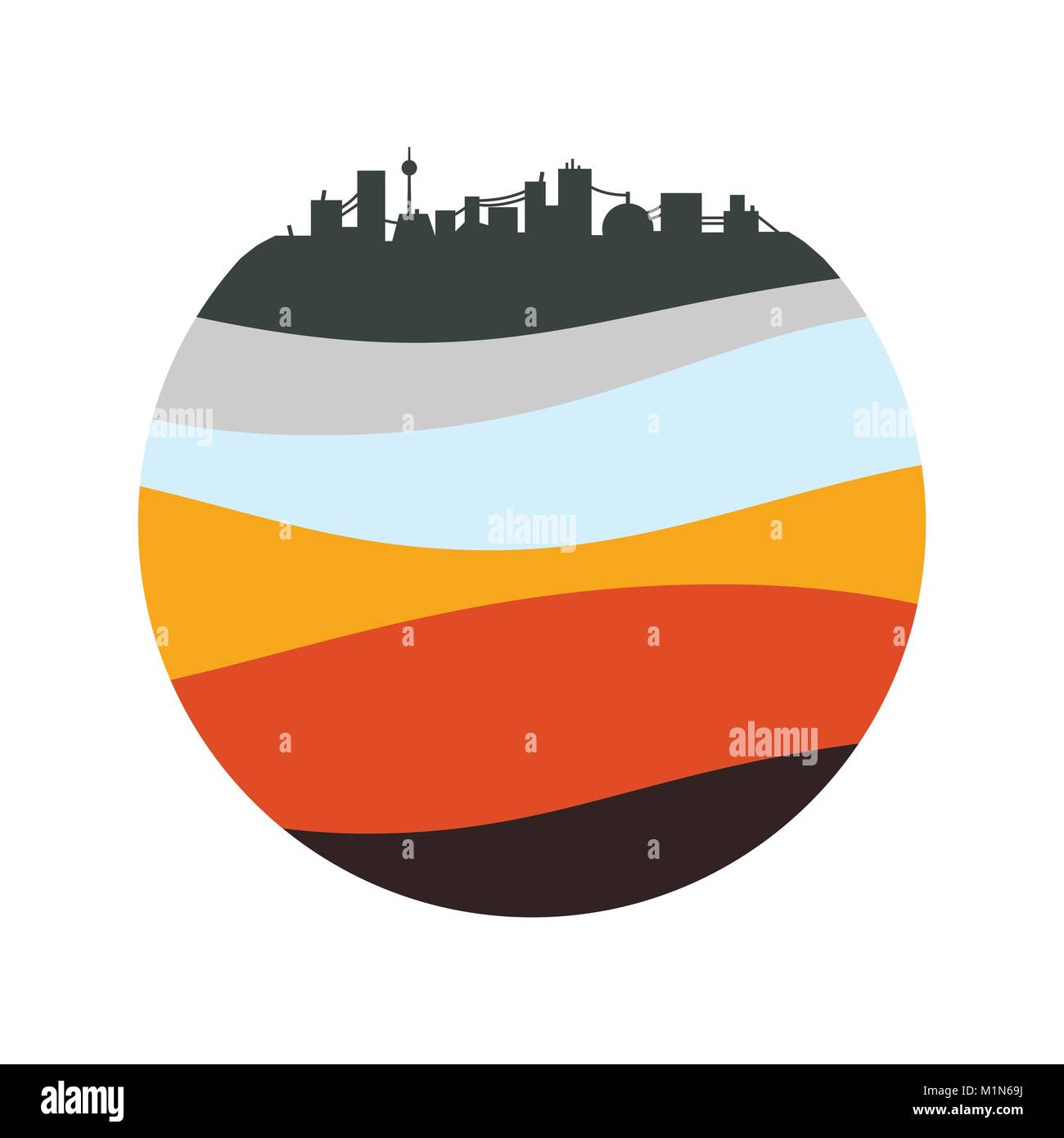Earth layers diagram hi-res stock photography and images - Alamy