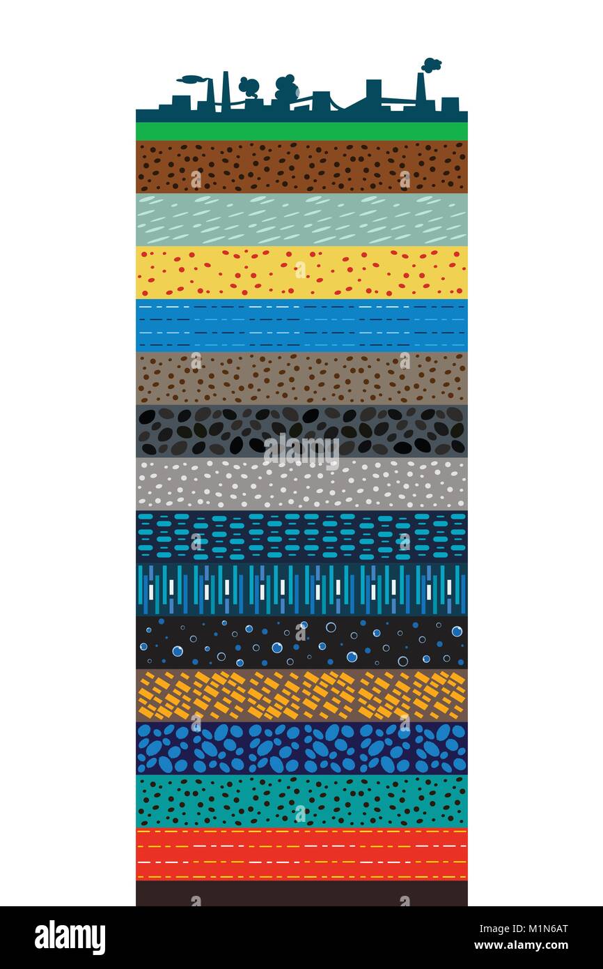 Earth Structure Stock Vector Images - Alamy