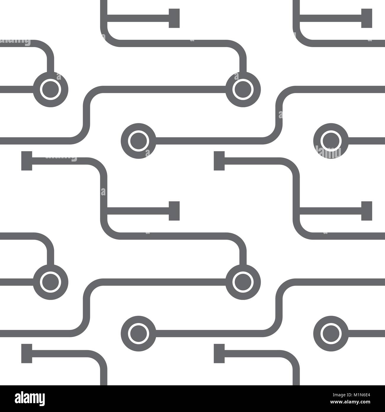 Digital microchip graphic Stock Vector Images - Alamy