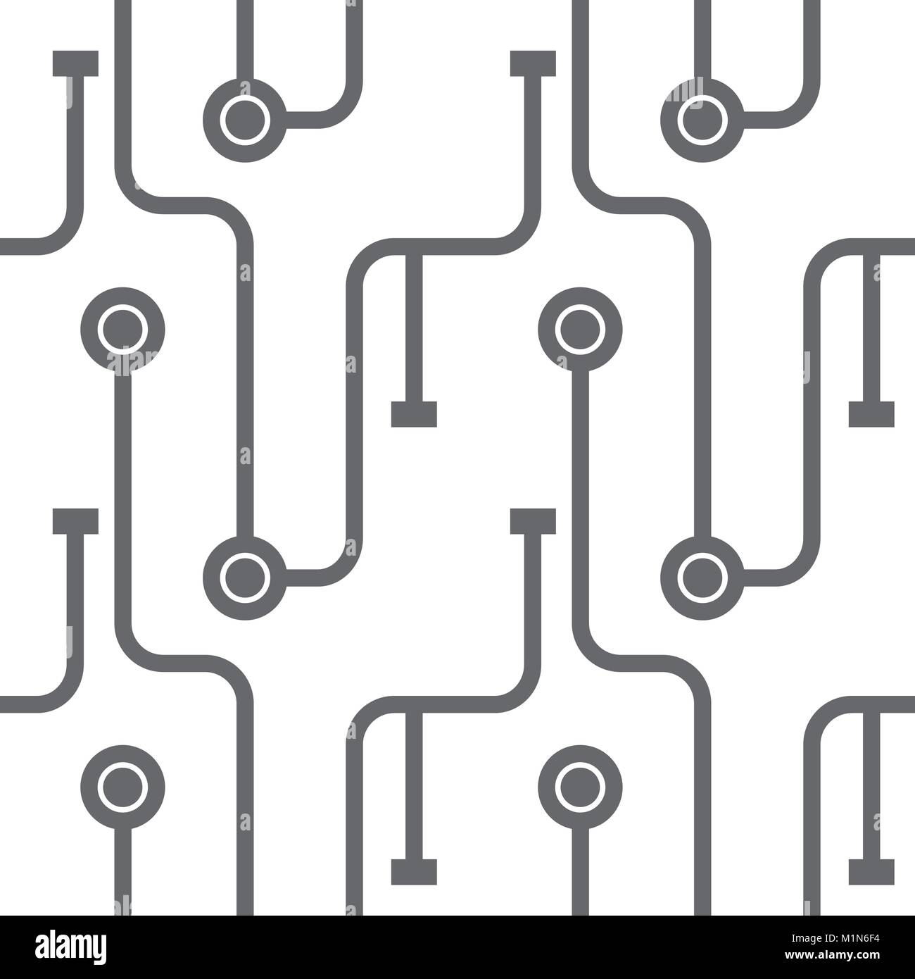 Digital microchip graphic Stock Vector Images - Alamy