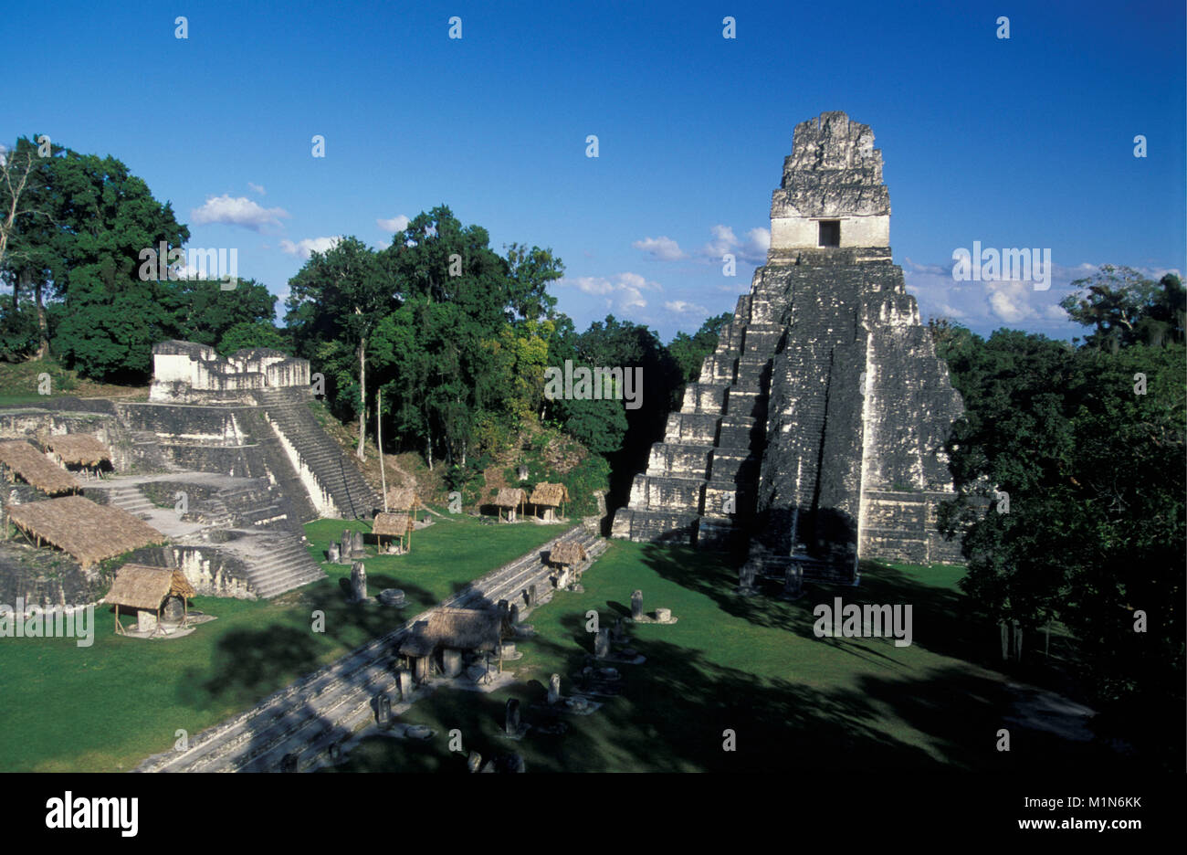 Guatemala. Tikal. Maya ruins, pyramids Stock Photo - Alamy