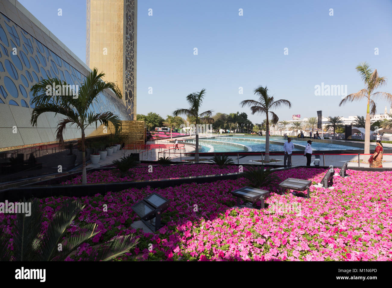 Gardens at The Dubai Frame, Dubai UAE Stock Photo - Alamy