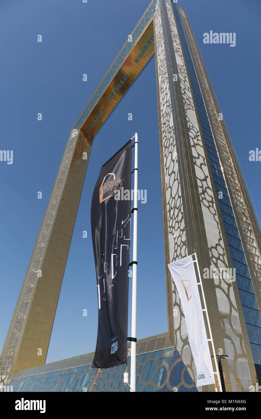 The Dubai Frame Stock Photo - Alamy