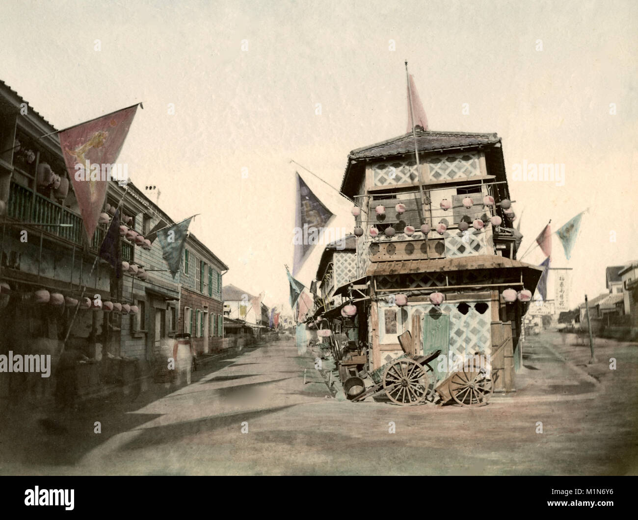 Corner street in yokohama hi-res stock photography and images - Alamy