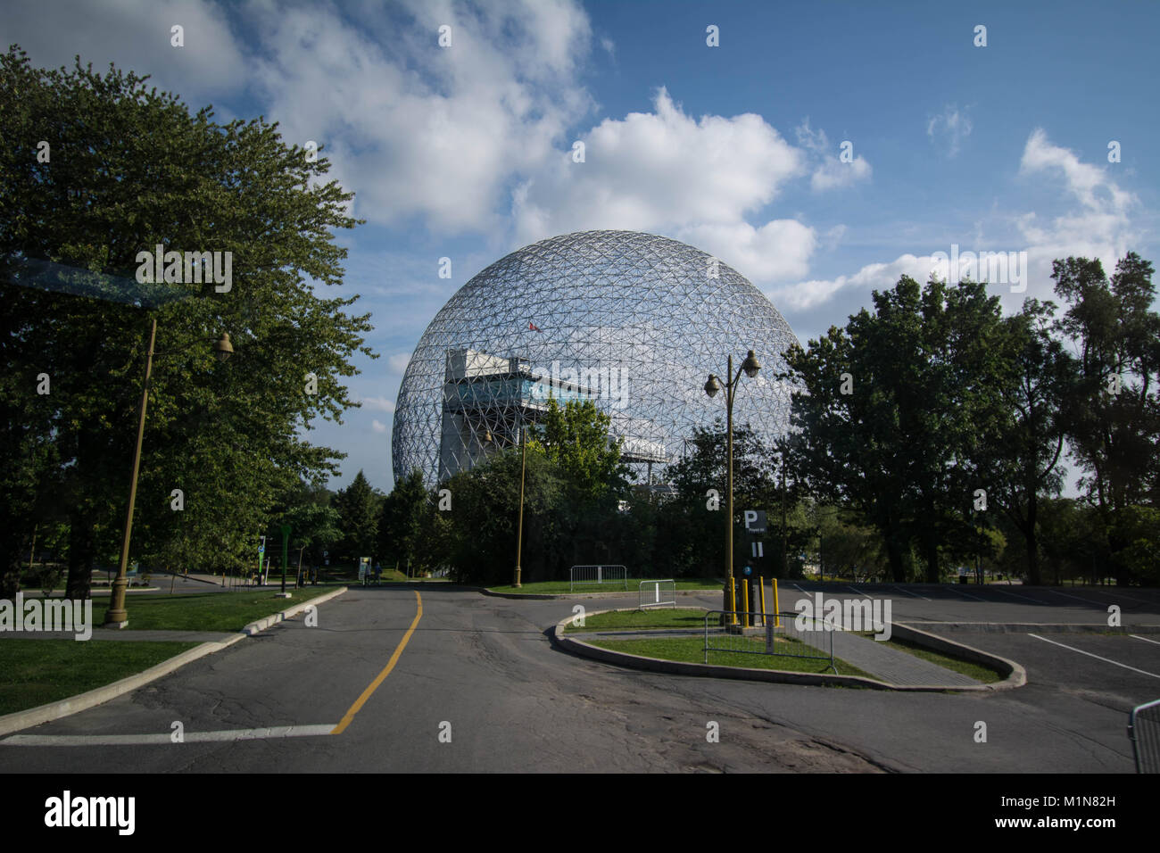 Olympic park Montreal dome building biosphere tourism tourist tourists ...