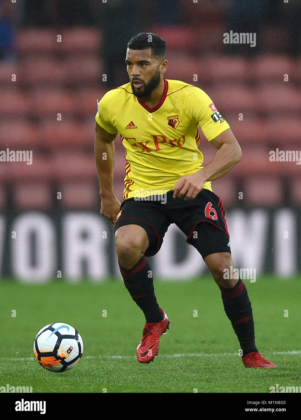 Watford's Adrian Mariappa Stock Photo - Alamy
